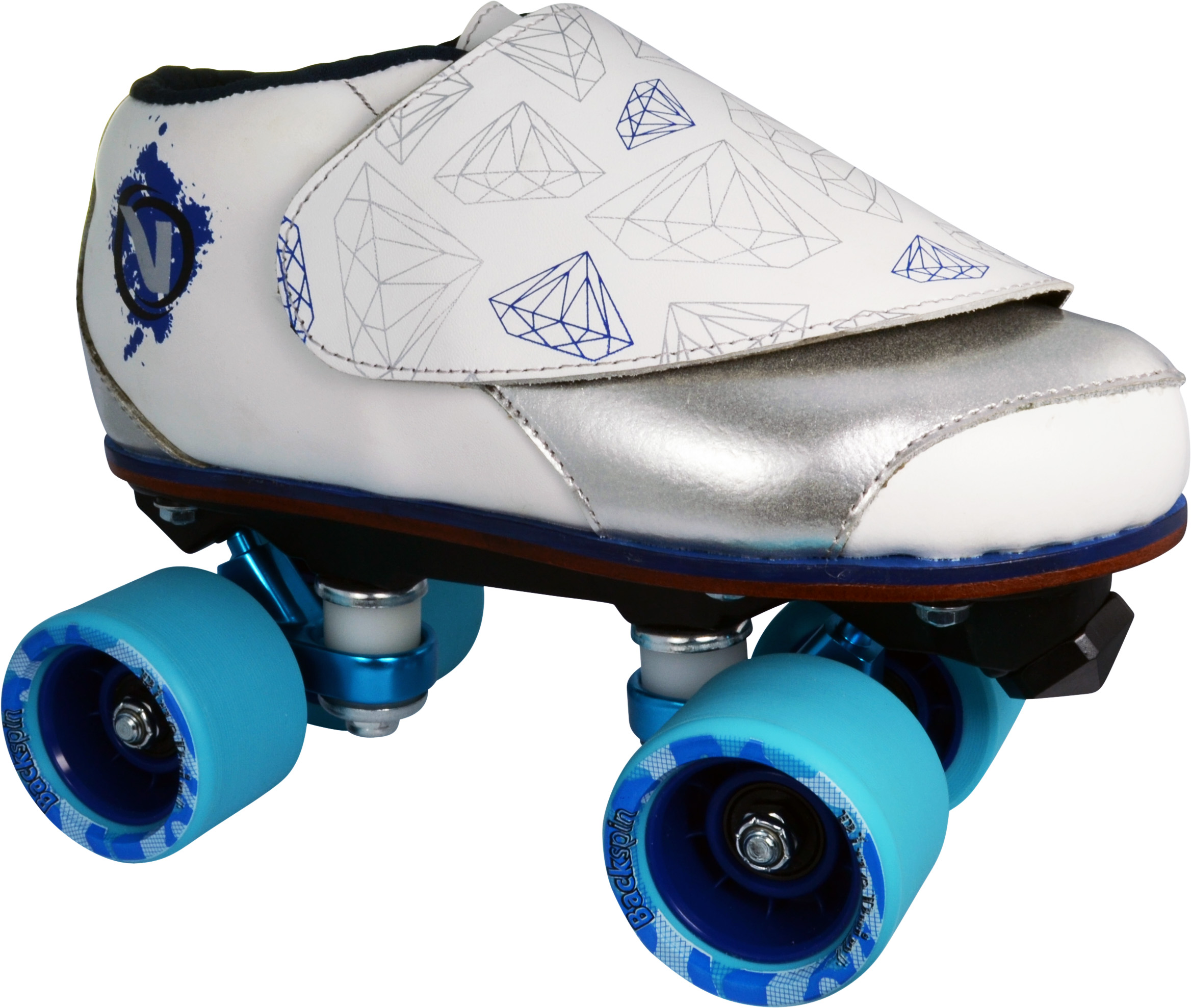 Vanilla Diamond PRO - White and Silver at Pro Skater Shop